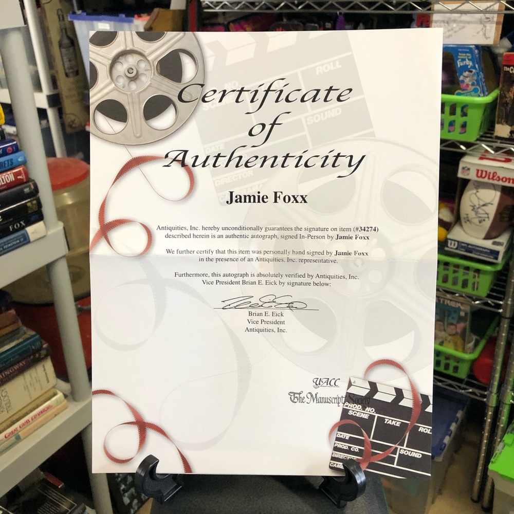 Jamie Foxx Actor/Singer/Comedian Hand Signed 8x10 Pho… - Gem